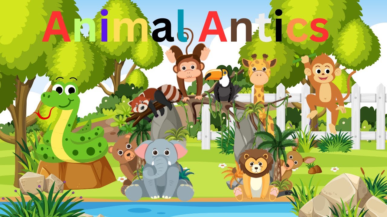 Animal Antics Adventure for Kids! #education #animals #learning # ...
