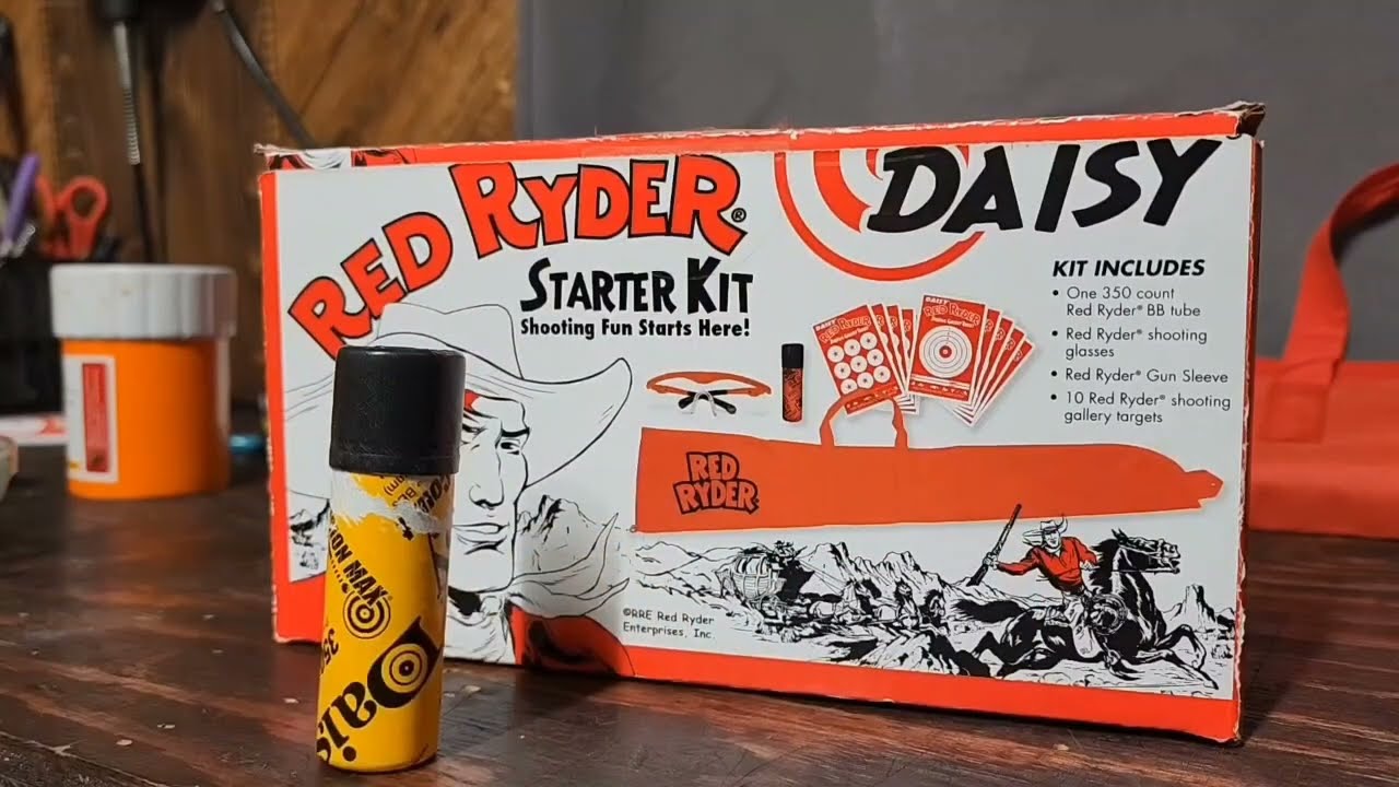 walk through of the Daisy Red Ryder starter kit - YouTube