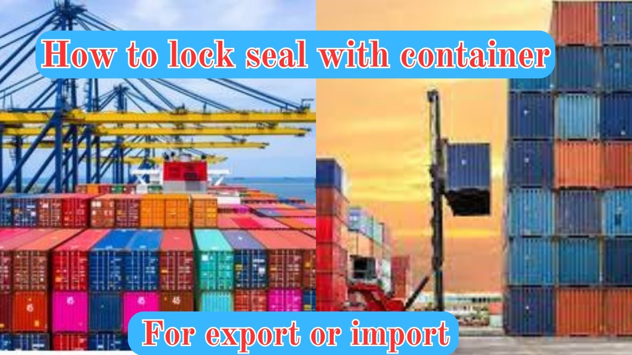How to lock seal as cable seal , customs seal and carrier seal for ...