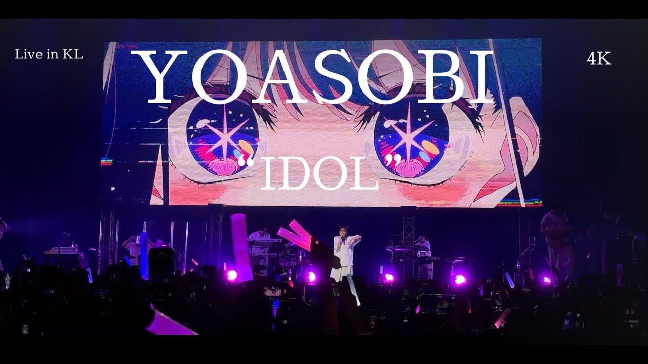 [4K] YOASOBI - IDOL / アイドル (2024 ASIA TOUR LIVE IN KUALA LUMPUR/ ZEPP ...