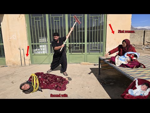 محبت،جشن:The husband attacked the second lady who was trying to hit the first lady and her baby.