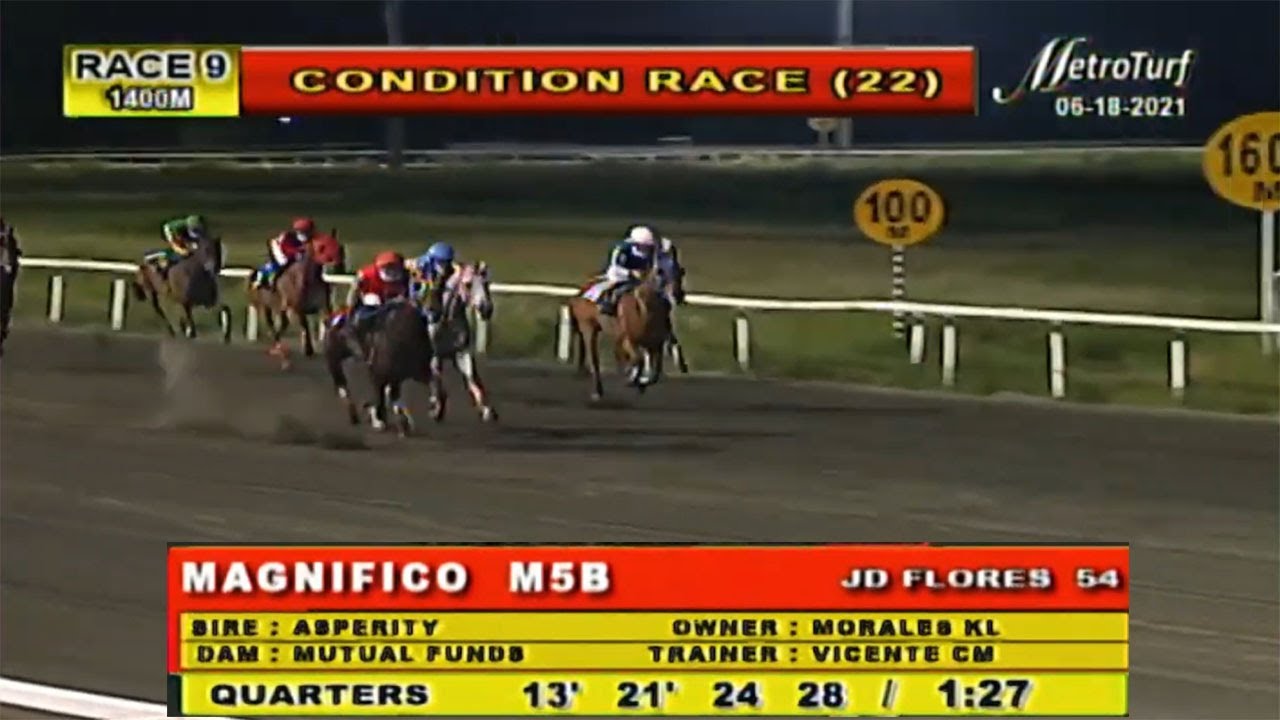 MAGNIFICO - MMTCI RACE 9 | JUNE 18, 2021 | Metro Turf BAYANGKARERISTA ...