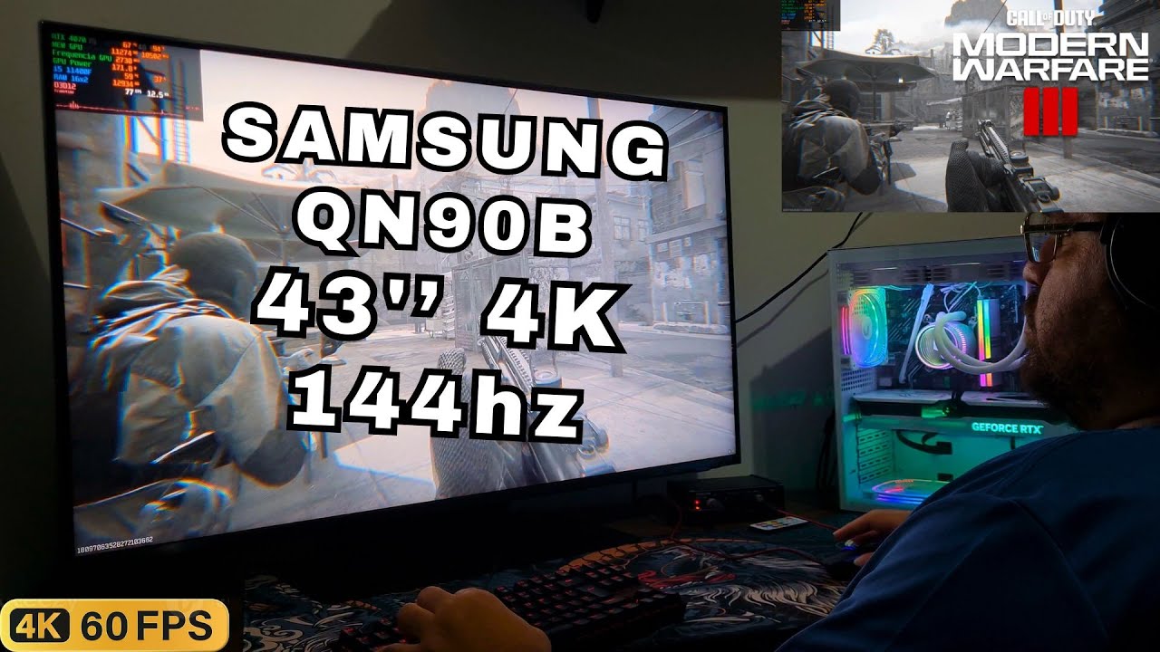 Jogando na TV GAMER como monitor de PC - Call of Duty MW3 - YouTube