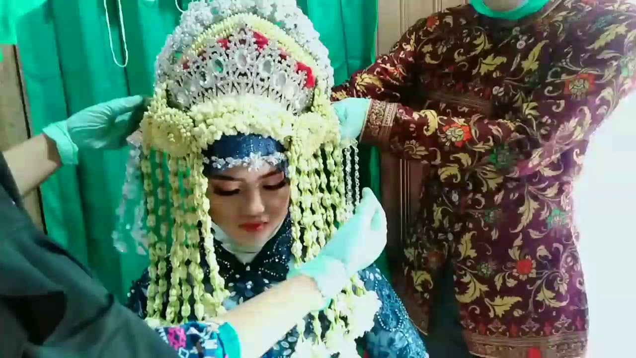 Tutorial sanggul adat banjar kreasi - YouTube