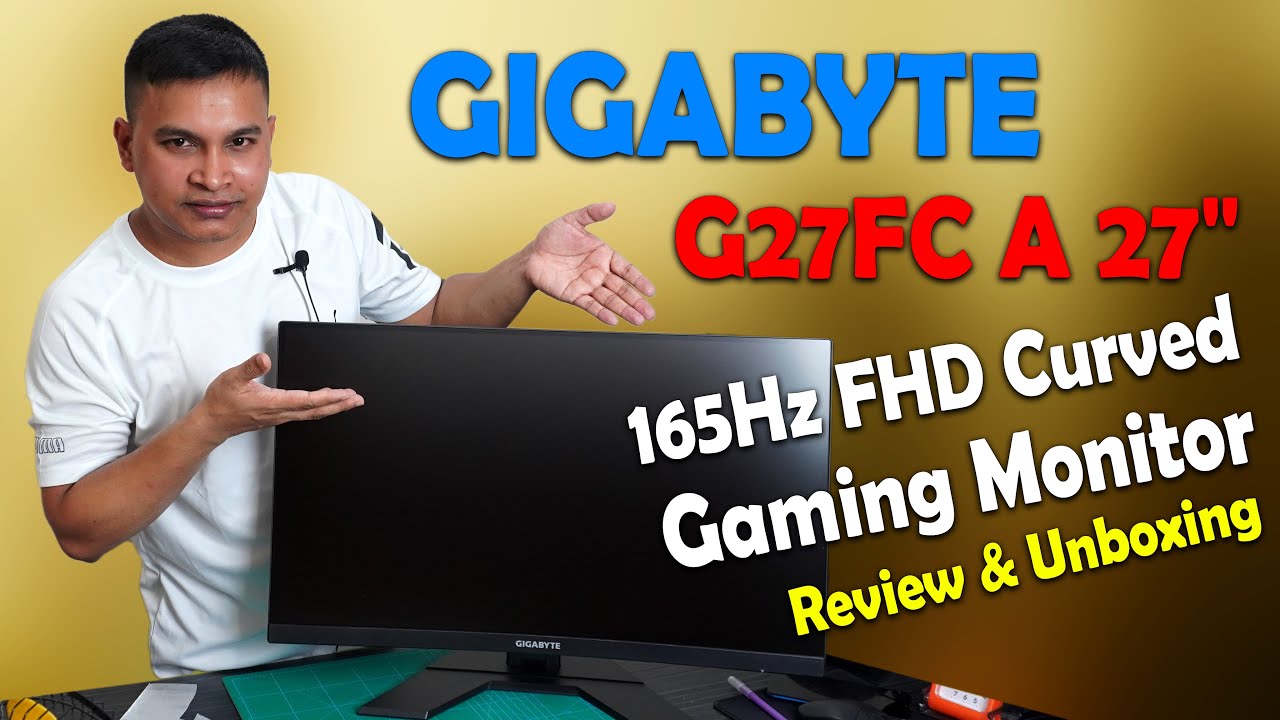 GIGABYTE G27FC A 27 Inch 165Hz Full HD Curved Gaming Monitor full ...