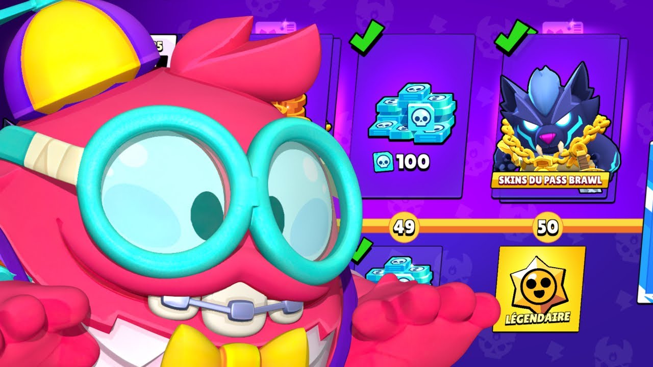 J’ouvre toutes les récompenses du Brawl pass plus Brawl Stars - YouTube