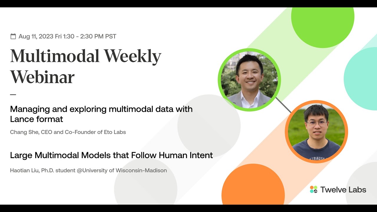 Large multimodal models that follow human intent | Multimodal Weekly 12 ...