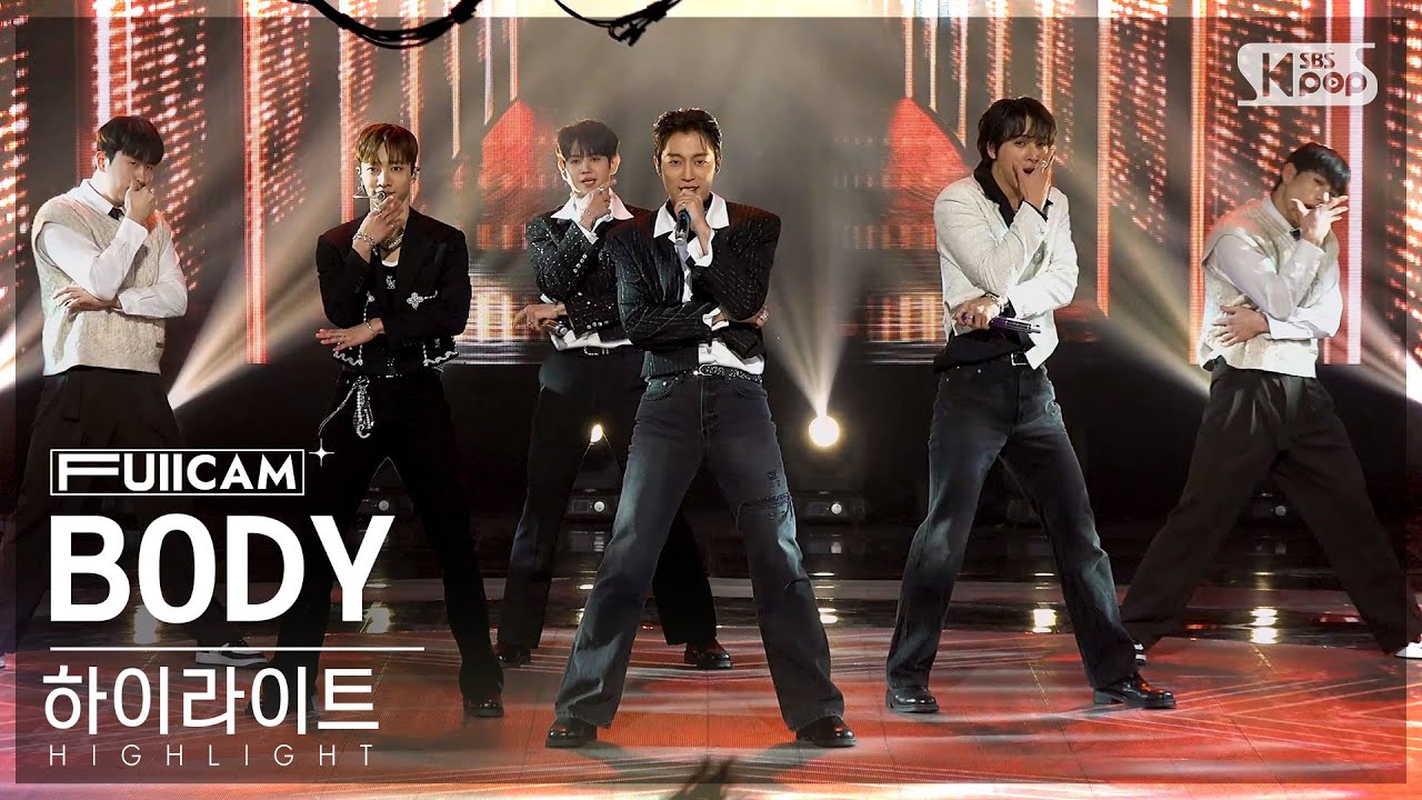 [안방1열 풀캠4K] 하이라이트 'BODY' (HIGHLIGHT FullCam)│@SBS Inkigayo 240324 - YouTube