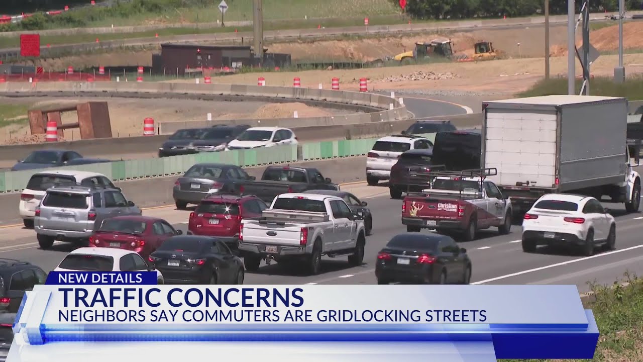 Commuters gridlocking streets, neighbors concerned - YouTube