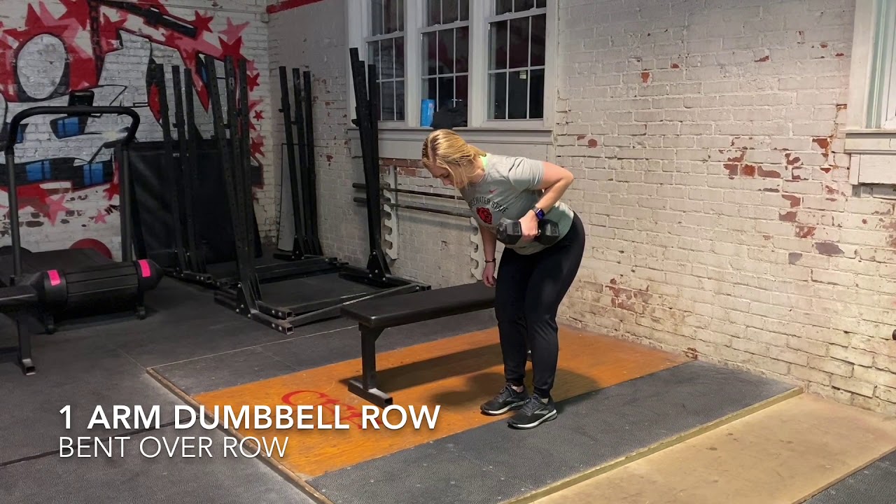 1 Arm Dumbbell Row: Bent Over Row - YouTube