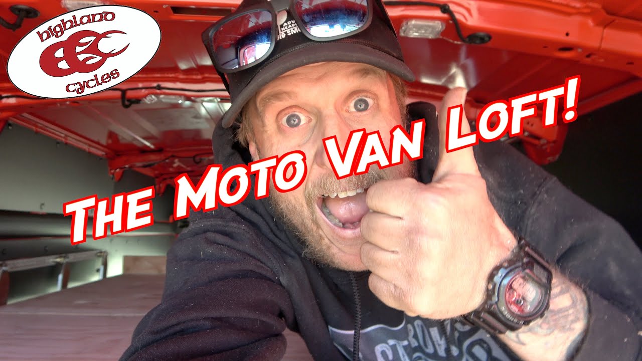 Ford Transit Moto Van Build #6 : The Loft - YouTube