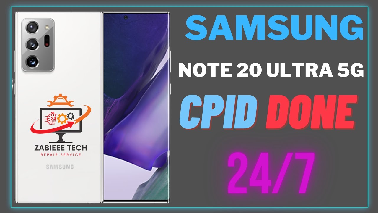 Samsung Note 20 Ultra 5G CPID ( EDL ) 2024 - YouTube