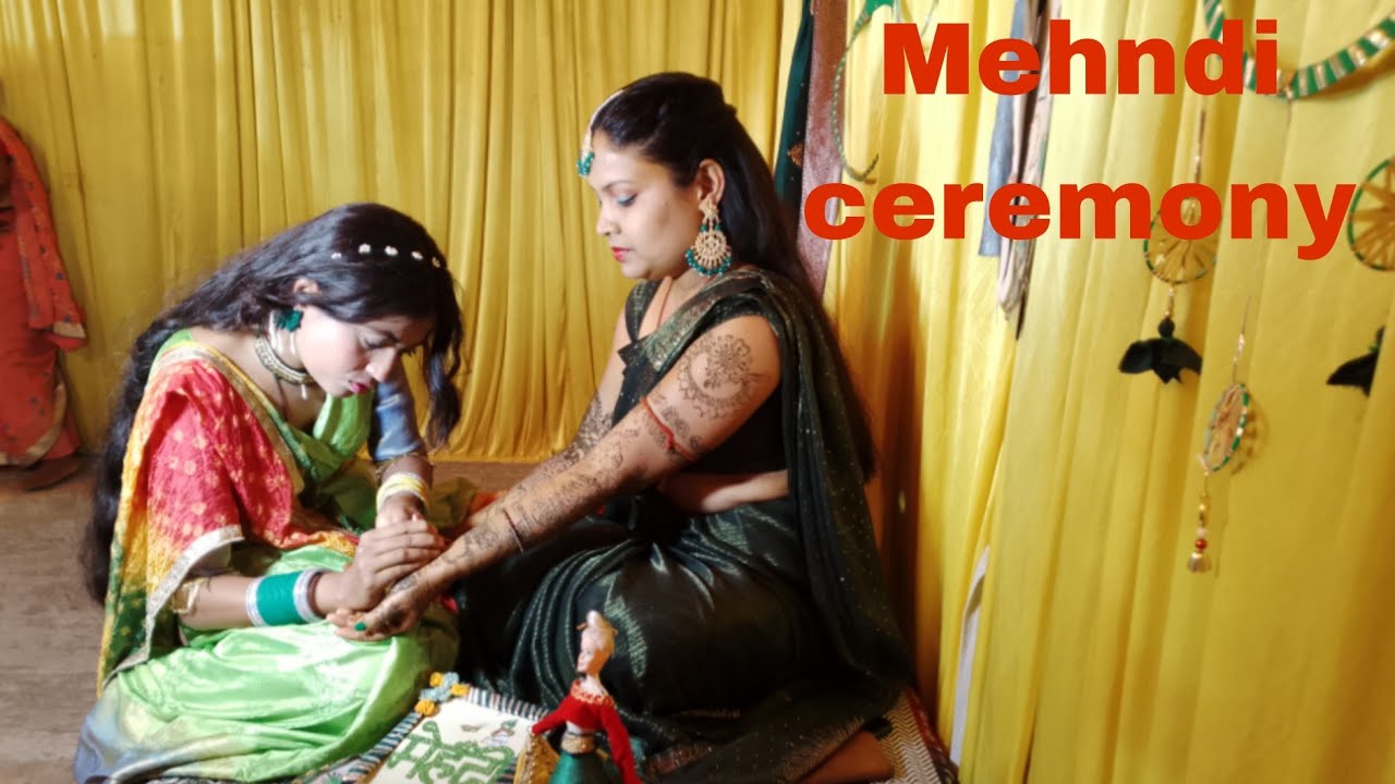 Mehndi 🙂 ceremony | Mehndi ceremony video | Mehndi rasam | - YouTube