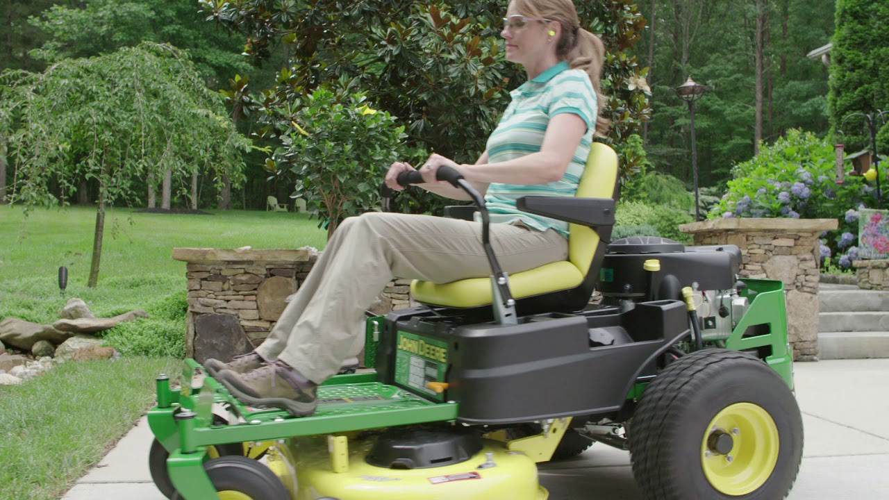 John Deere ZTrak Zero Turn Rider Z345M - YouTube