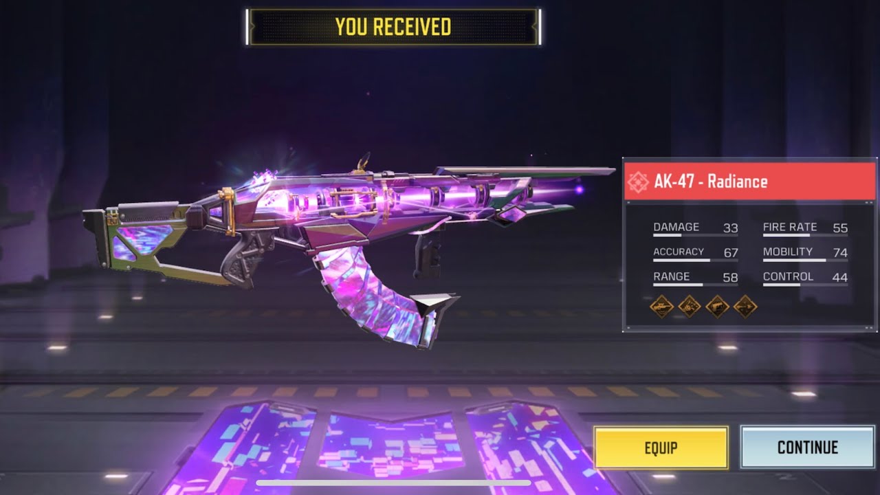 CODM New AK47 mystic RADIANCE 🤩 buy all Draw #codm #codmobile # ...