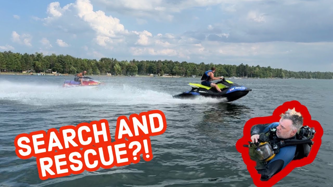 Weekend at the Lake Ended with Calling a DIVER! Sea-Doo Spark Races ...
