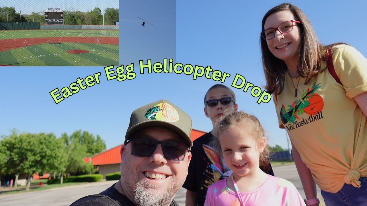 Incredible Easter Egg Helicopter Drop | We Got So Many Eggs | Branson ...