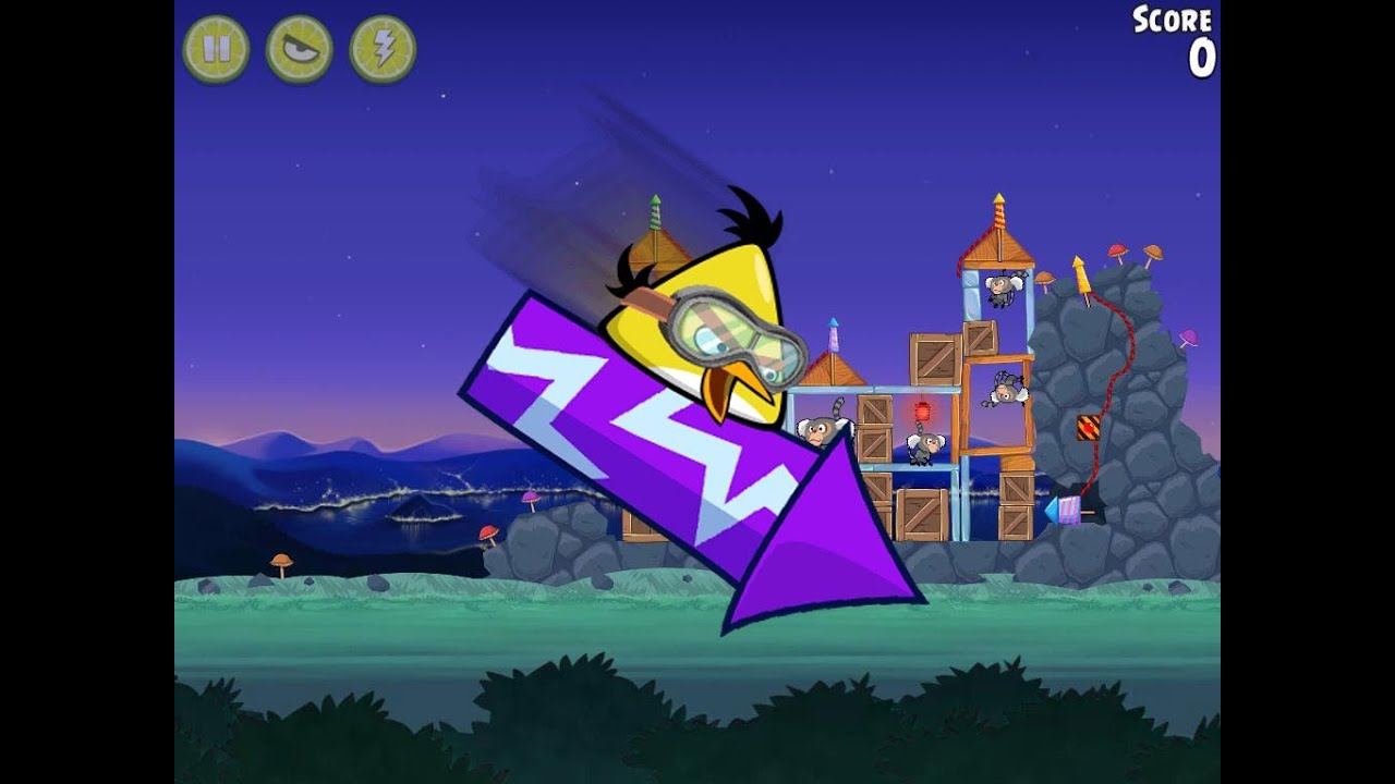 Angry Birds Rio Rocket #1 Walkthrough Level 2 (Rocket Rumble) - YouTube