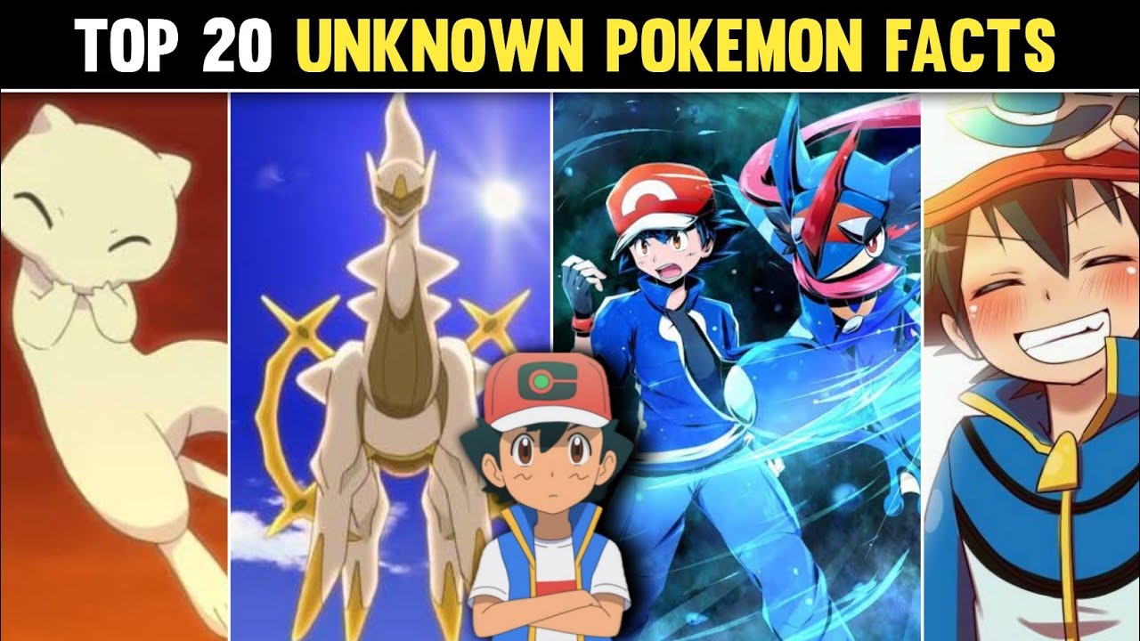 Top 20 Unknown Pokemon Facts|Interesting Facts About Pokemon|Pokemon ...