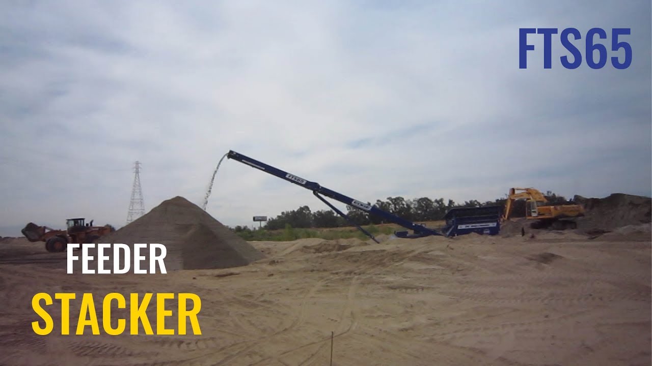 EDGE Feeder Tracked Stacker FTS65 - YouTube