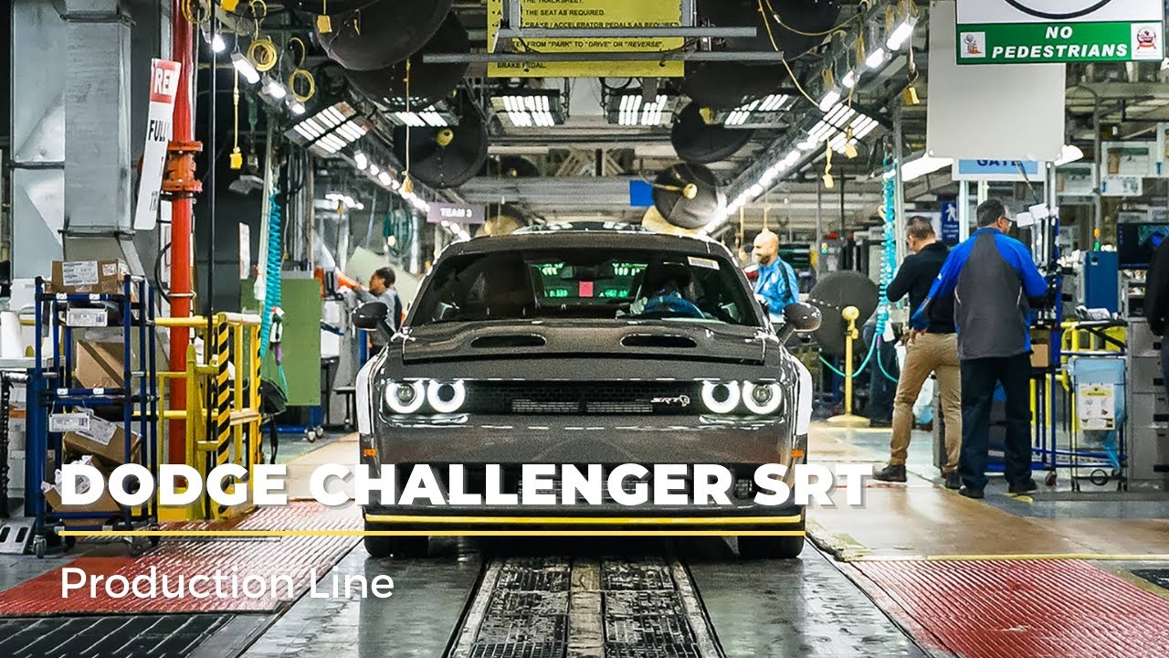 Dodge Challenger SRT Production Line | Dodge Plant | How Dodge ...