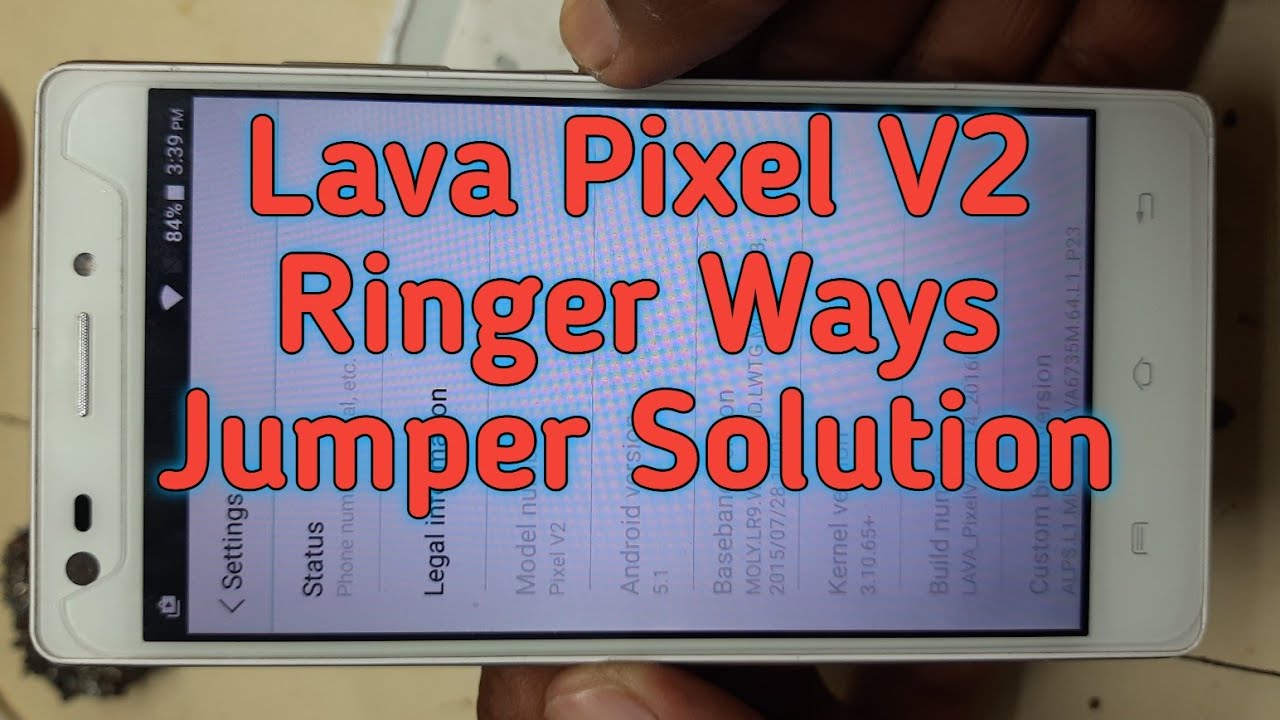 Lava Pixel V2 Ringer Ways Jumper Solution - YouTube