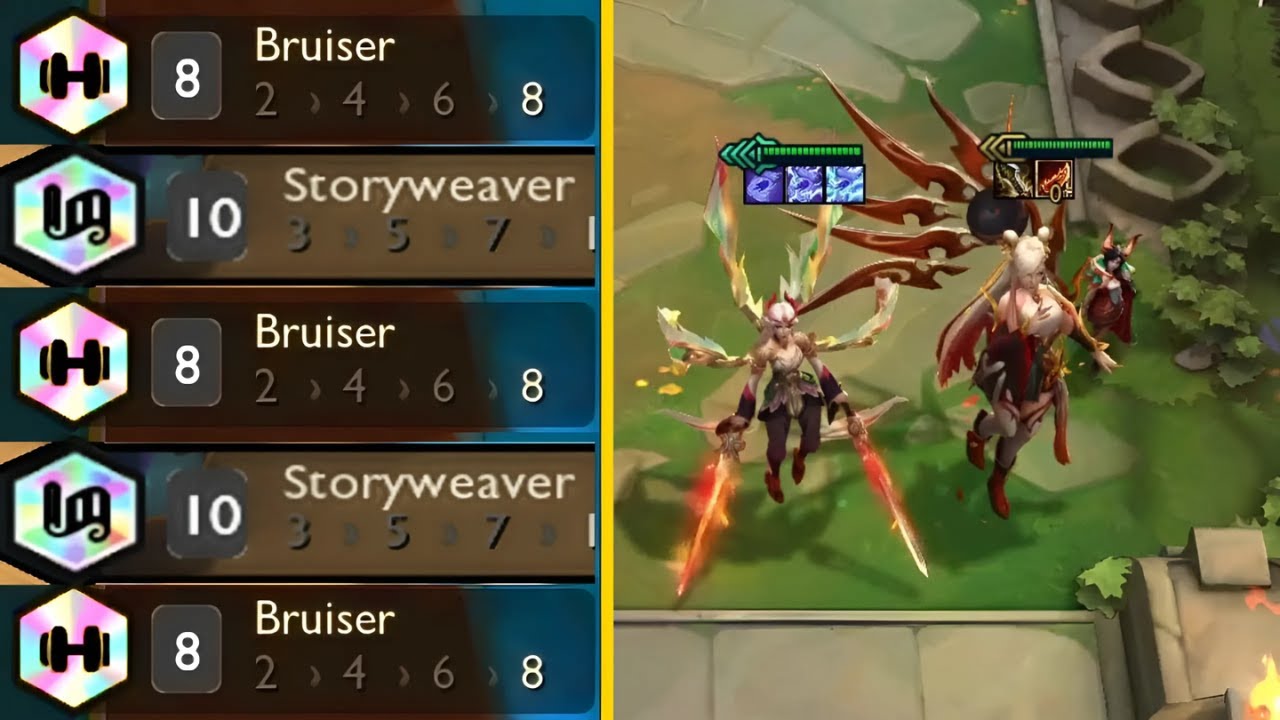 World Record 10 Storyweaver Ft 8 Bruiser ⭐⭐⭐ Tft Inkborn Fables