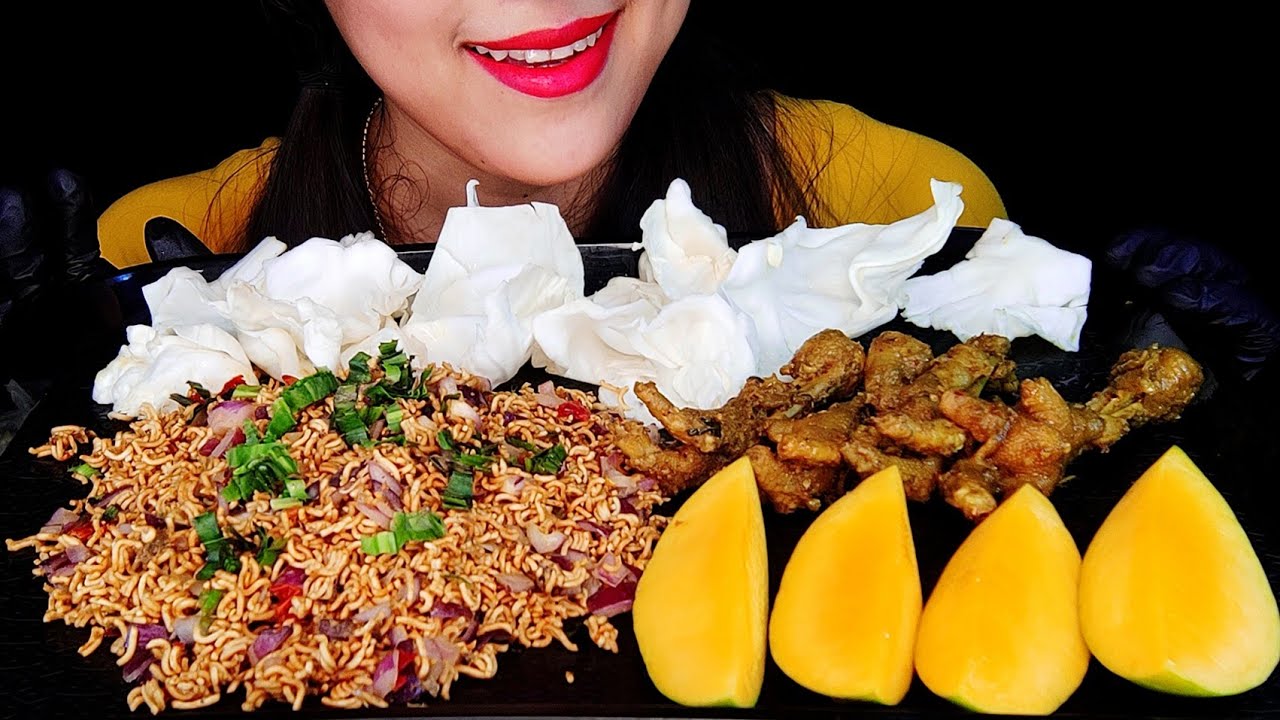 MIMI SINGJU CHABA WITH CHANGANG (RED TEA) || CHICKEN FEET || MANGO ...