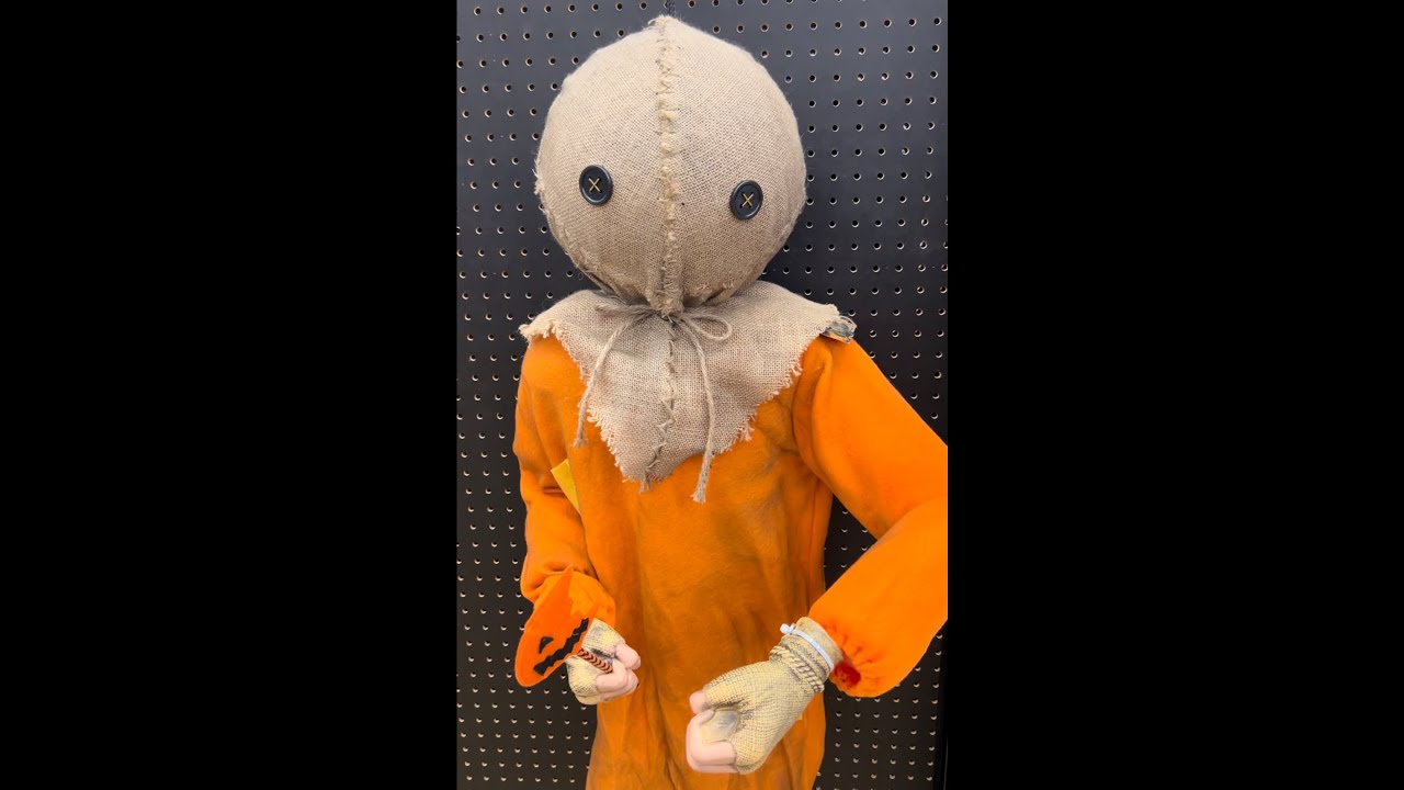 Sam Trick R Treat Giant Action Figure - YouTube