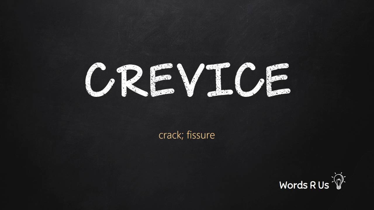 How to Pronounce CREVICE in American English - YouTube