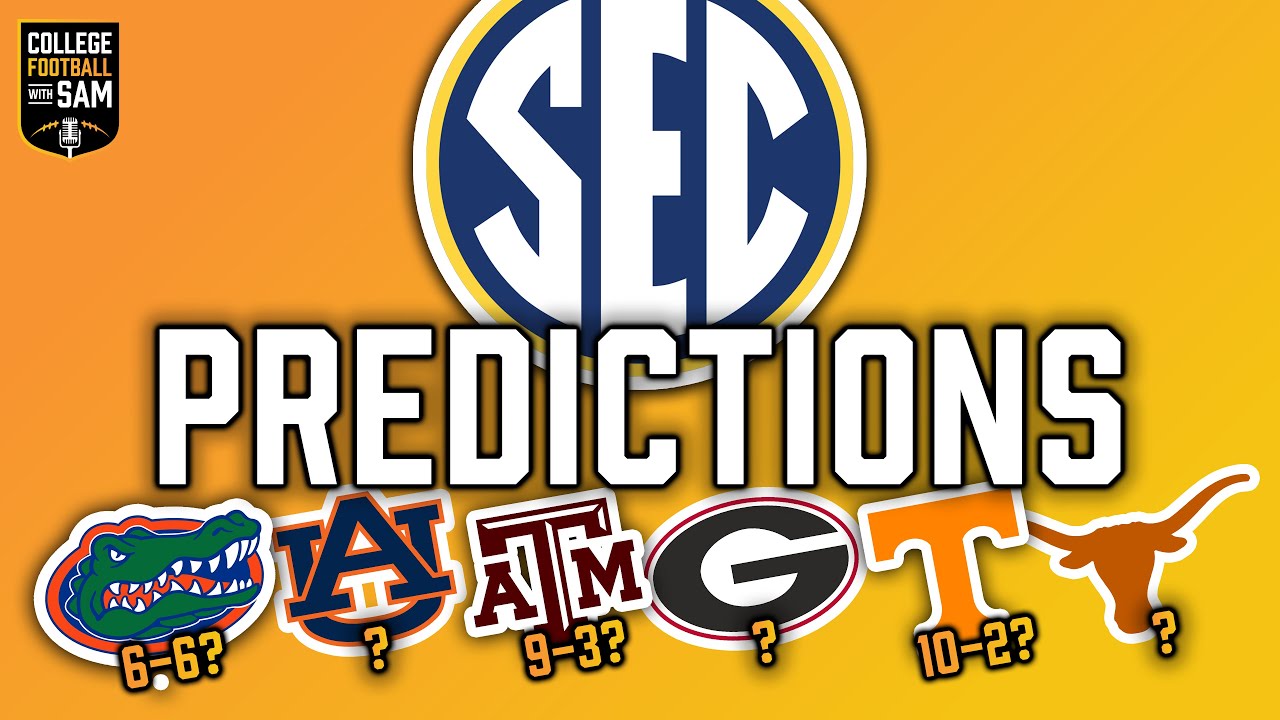 My SEC Predictions For 2025 | College Football 2025 - YouTube