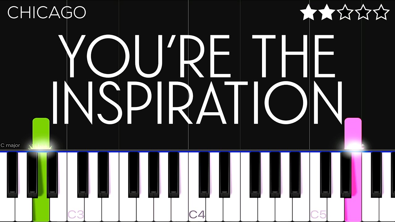 Chicago - You're The Inspiration | EASY Piano Tutorial - YouTube