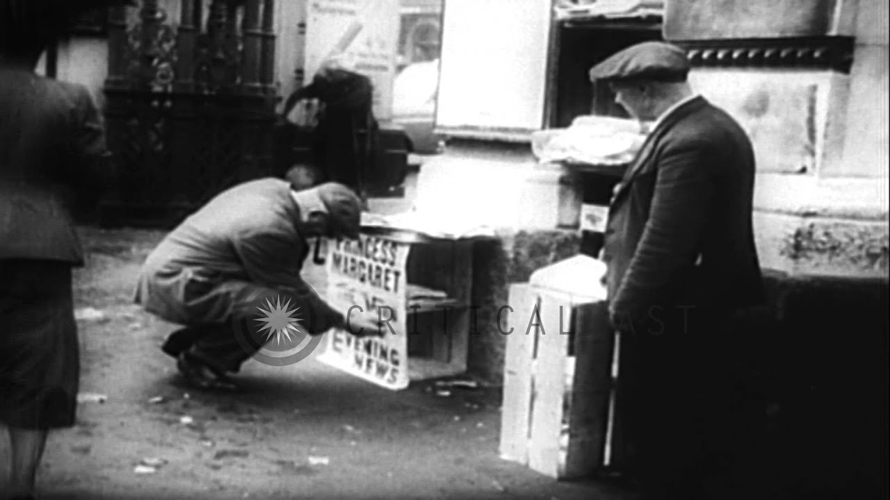 Princess Margaret rejects her suitor RAF officer Captain Peter Townsend ...