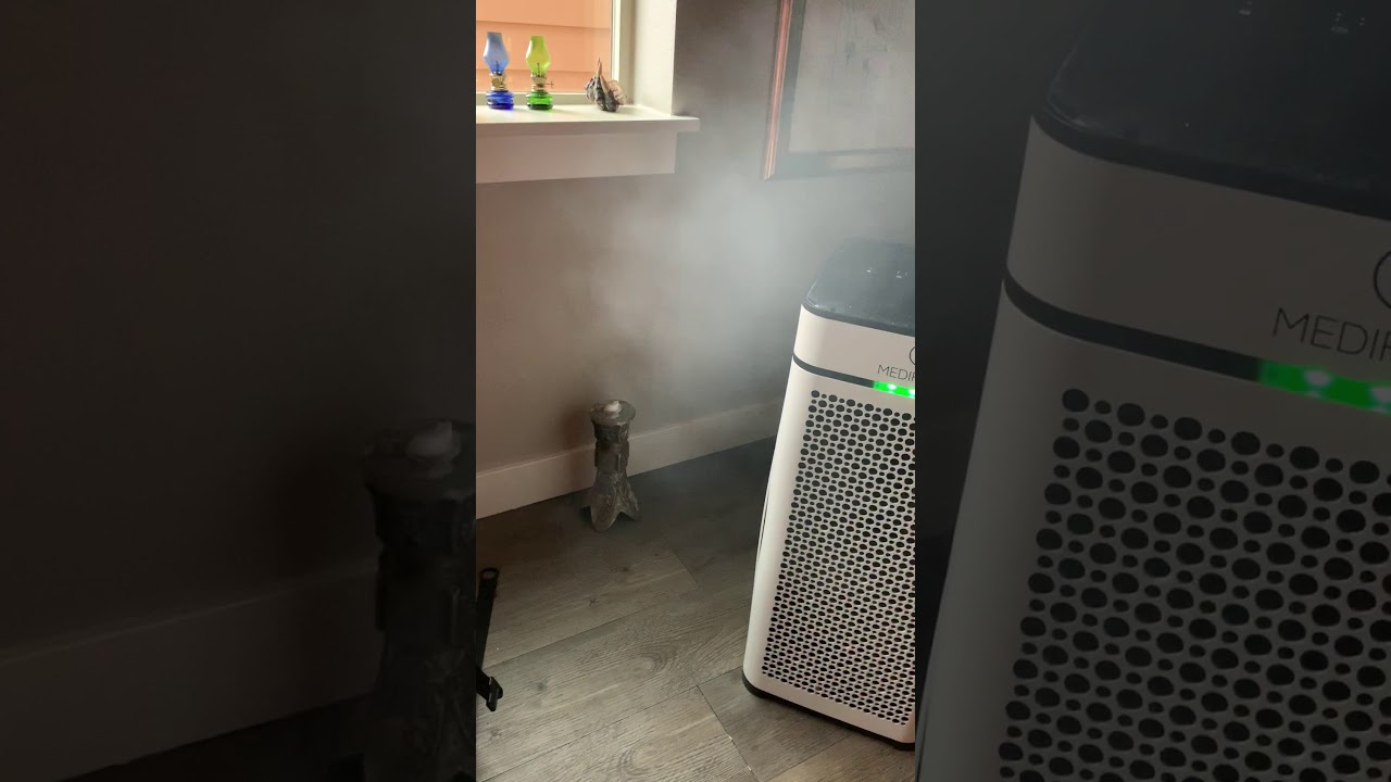 Air purifier HATES vaping - YouTube