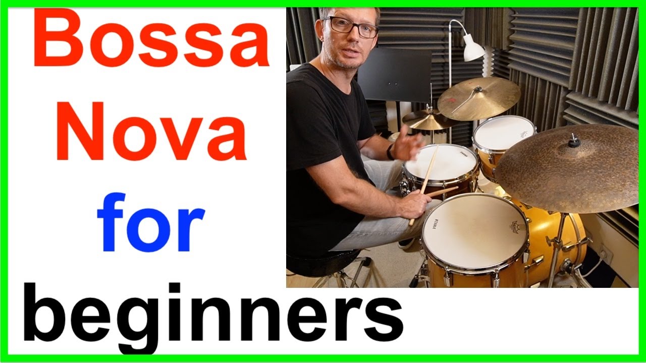 Drum lesson / tutorial (Bossa nova for beginners on the drumset) - YouTube