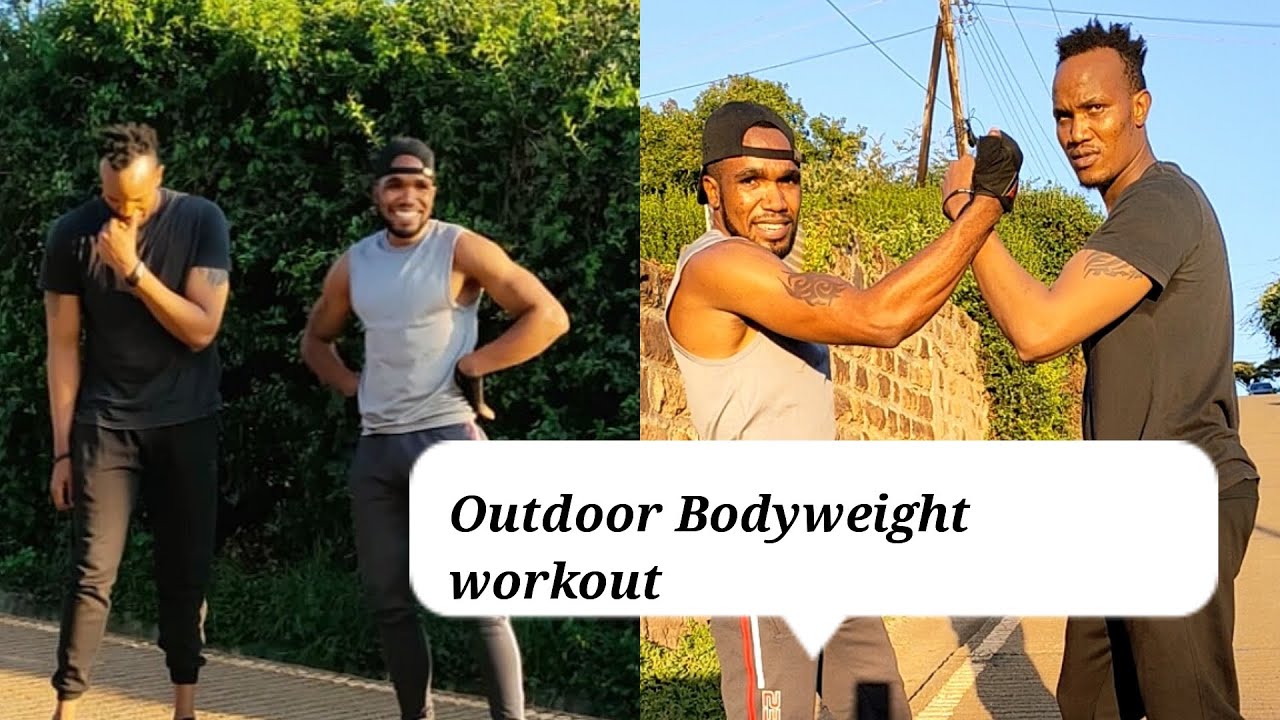 Outdoor Bodyweight workout ft Kel v fitness - YouTube