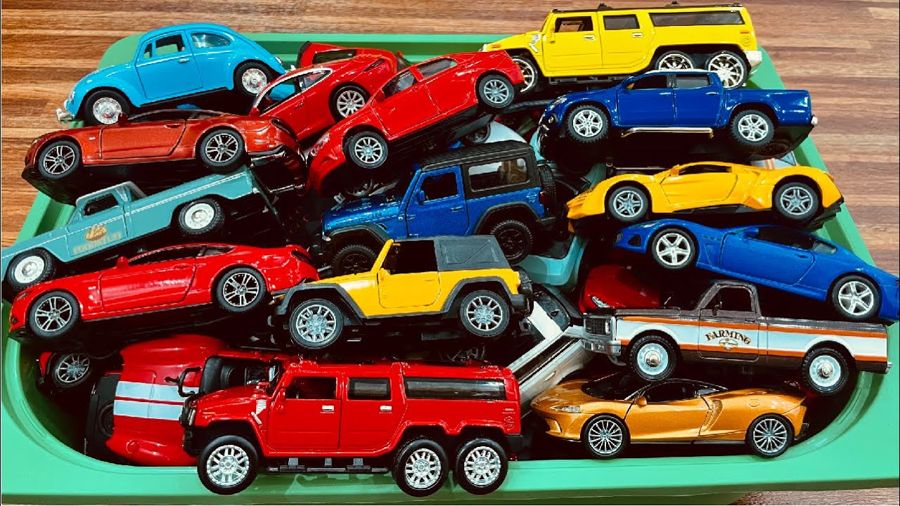 Diecast Cars From the Box | Toy Cars in The Box - YouTube