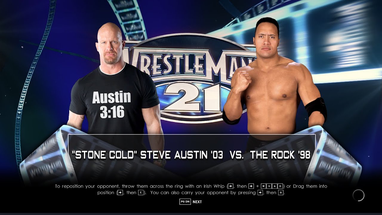 Stone Cold Steve Austin vs The Rock Wrestlemania 21 full match - YouTube