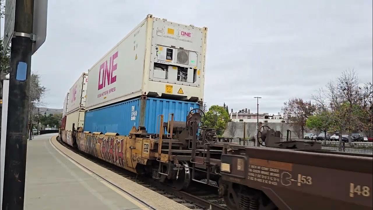 Union Pacific IOANP at Fremont Station with UP #3057, #7851, #2664, #5850, and #6645 # ...