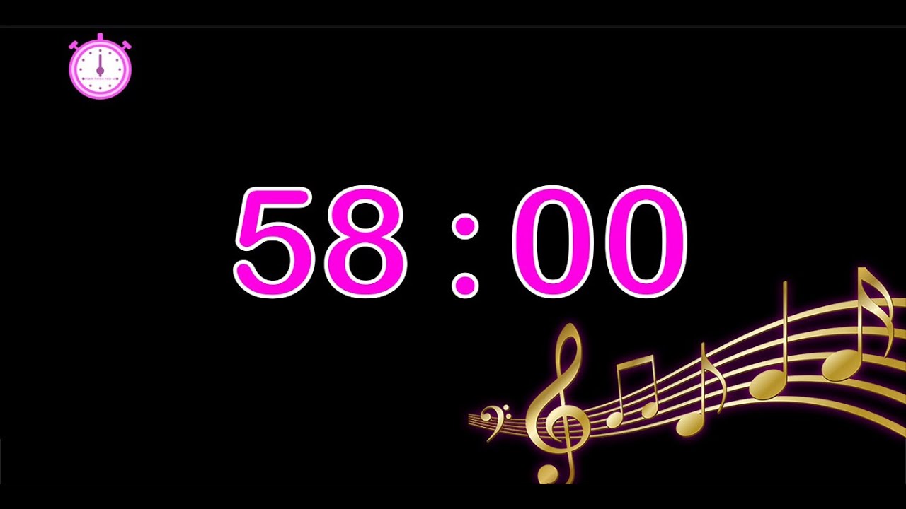 58 minute timer music : countdown 58 minute timer music - YouTube