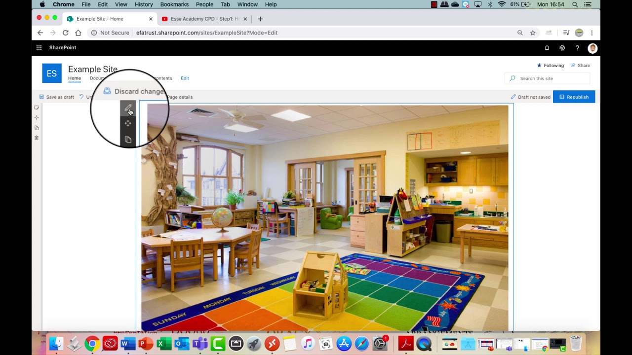 Step 2: How to insert images and text in SharePoint - YouTube