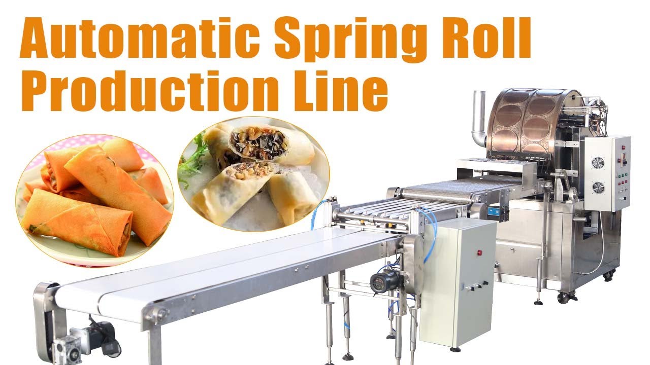 From Start to Roll: Inside Our Amazing Spring Roll Production Line!# ...