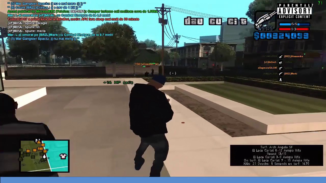 SAMP Rpg B-Zone war #9 ***** - YouTube