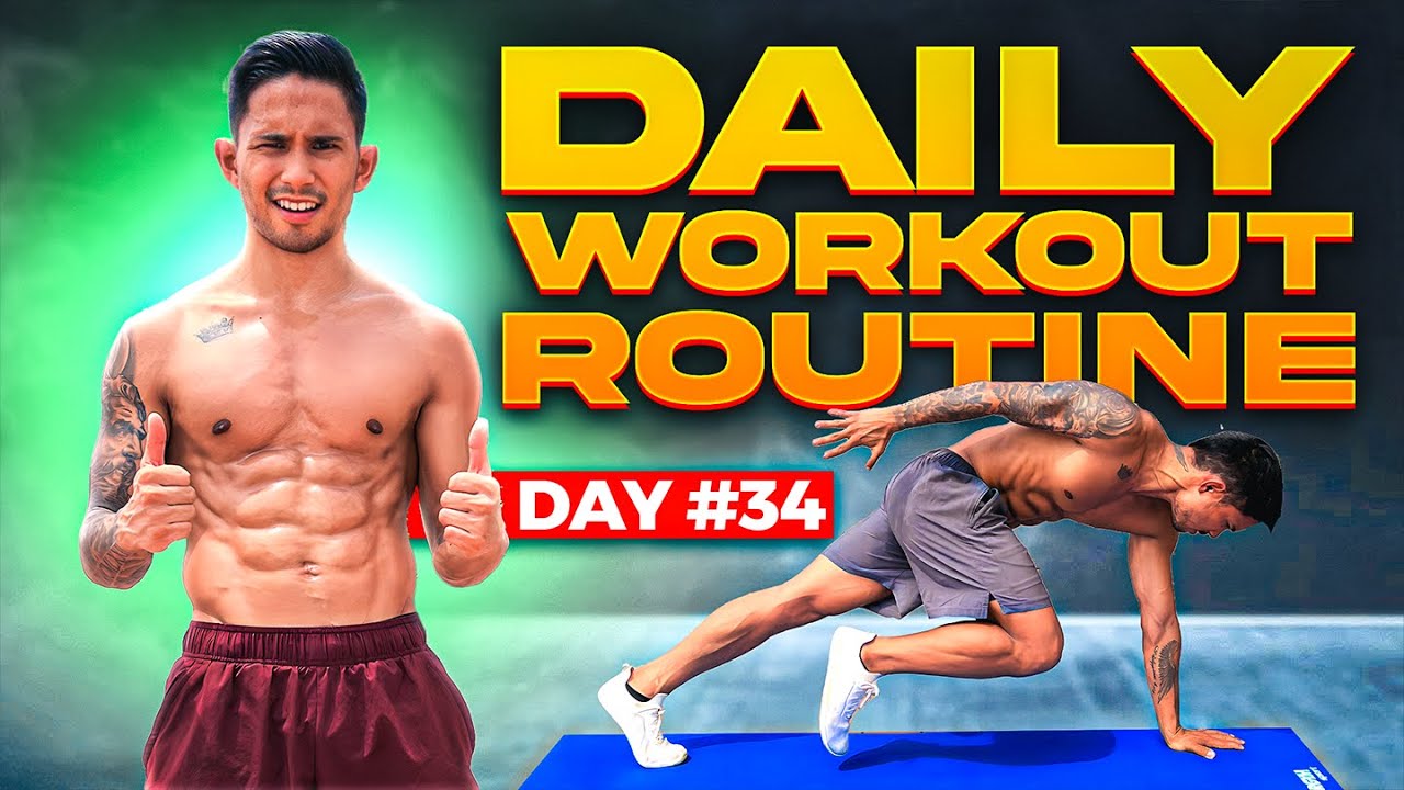 INTENSE 20 MINUTE FULL BODY HIIT WORKOUT | Daily Workout 34 (No ...