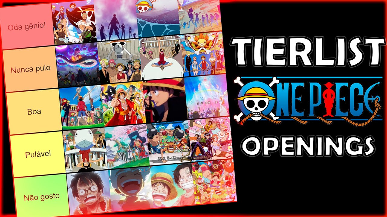 RANKEANDO ABERTURAS DE ONE PIECE! TIER LIST COMPLETA (1 à 26 EGGHEAD) # ...