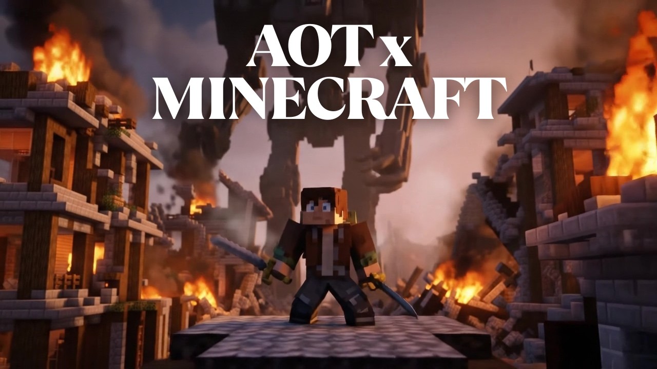 Attack on Titan in Minecraft – Epic Cinematic Trailer | AOT Minecraft ...