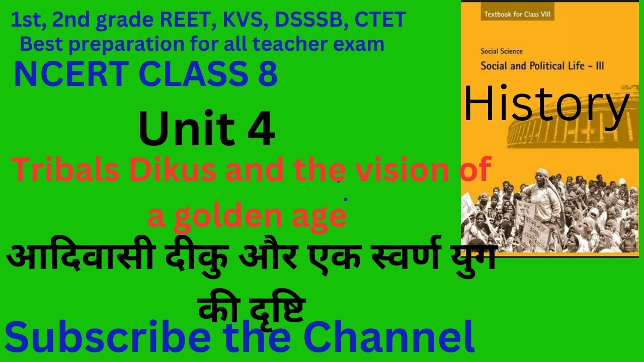 ncert book solutions class 8 history chapter 4 Tribals Dikus and the ...