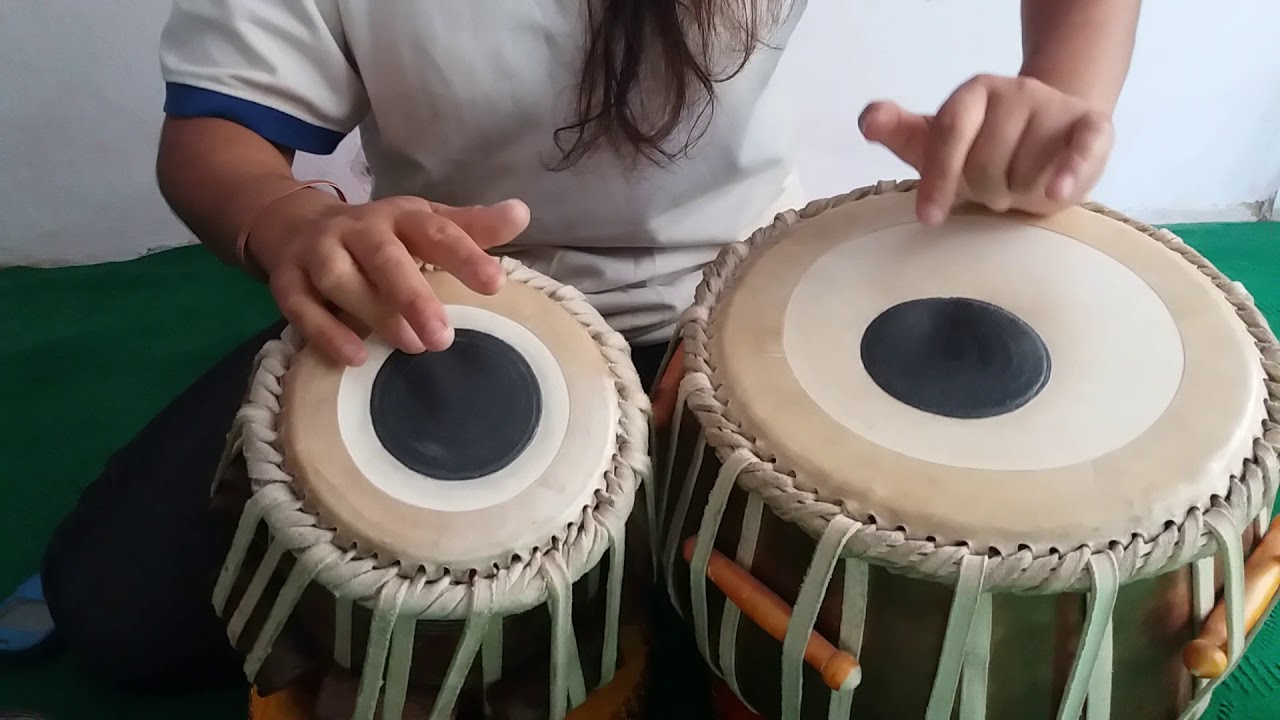 Tabla lesson no.36 - chakkardar tehai of "dha tire kite taka"teen taal ...