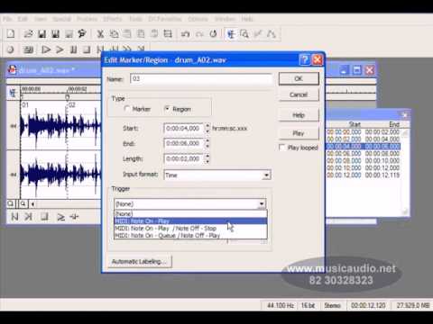 005095 CURSO MUSICAUDIO PARA SOUND FORGE MIDI SAMPLER - YouTube