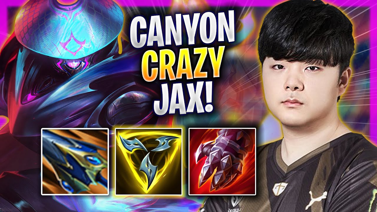 CANYON CRAZY GAME WITH JAX! - GEN Canyon Plays Jax JUNGLE vs Xin Zhao ...